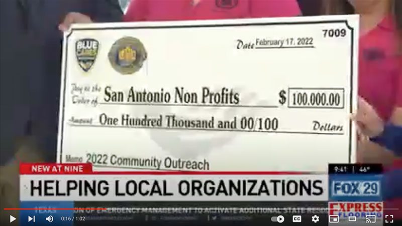 FOX News at Nine 9 PM (KABB TV) - New Grant Program - Blue Cares